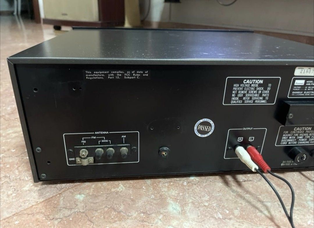 Sansui FM tuner TU-710 rare without AM antenna bar, Audio, Soundbars ...
