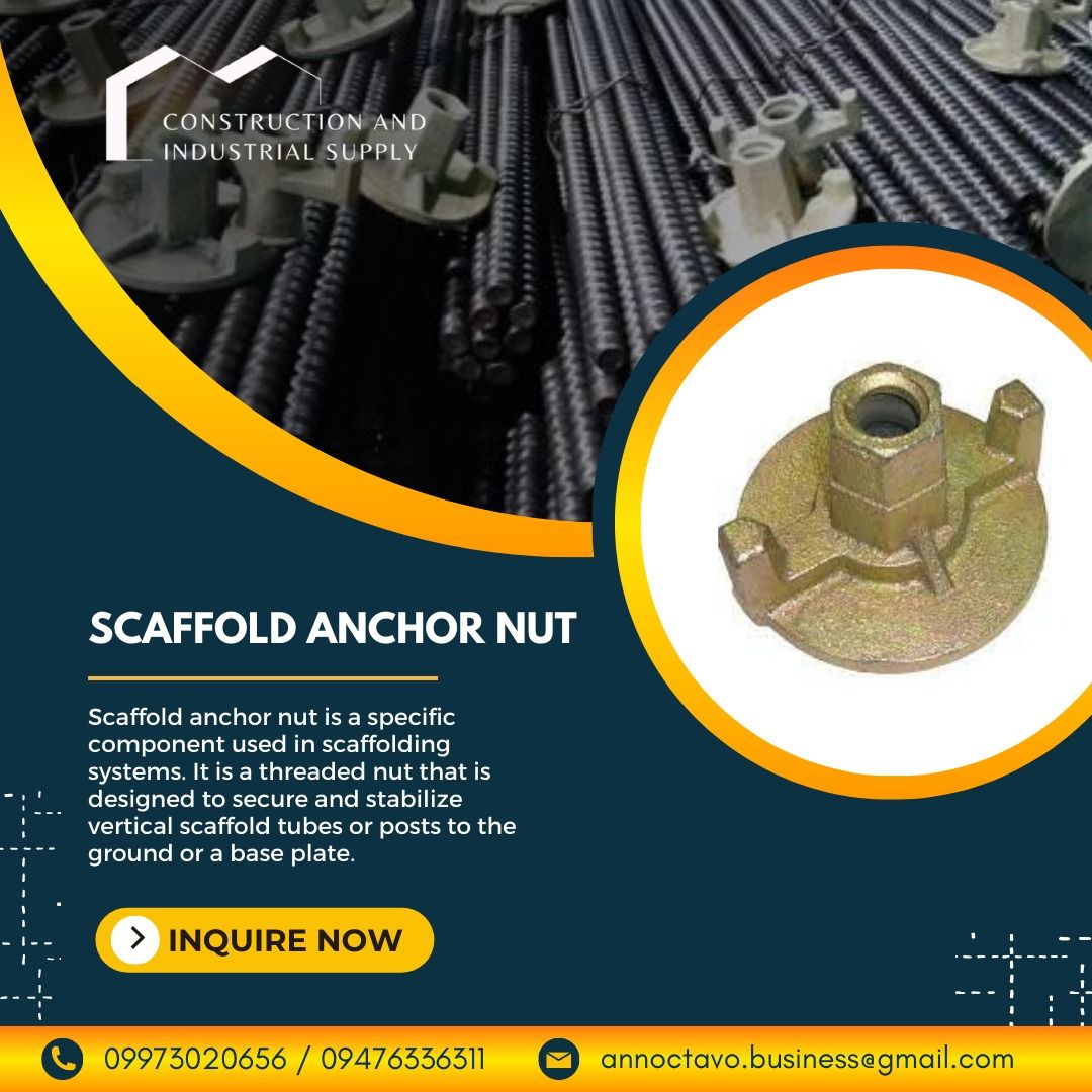 Scaffolding Anchor Nut | Construction Fastener | Scaffold Stability ...