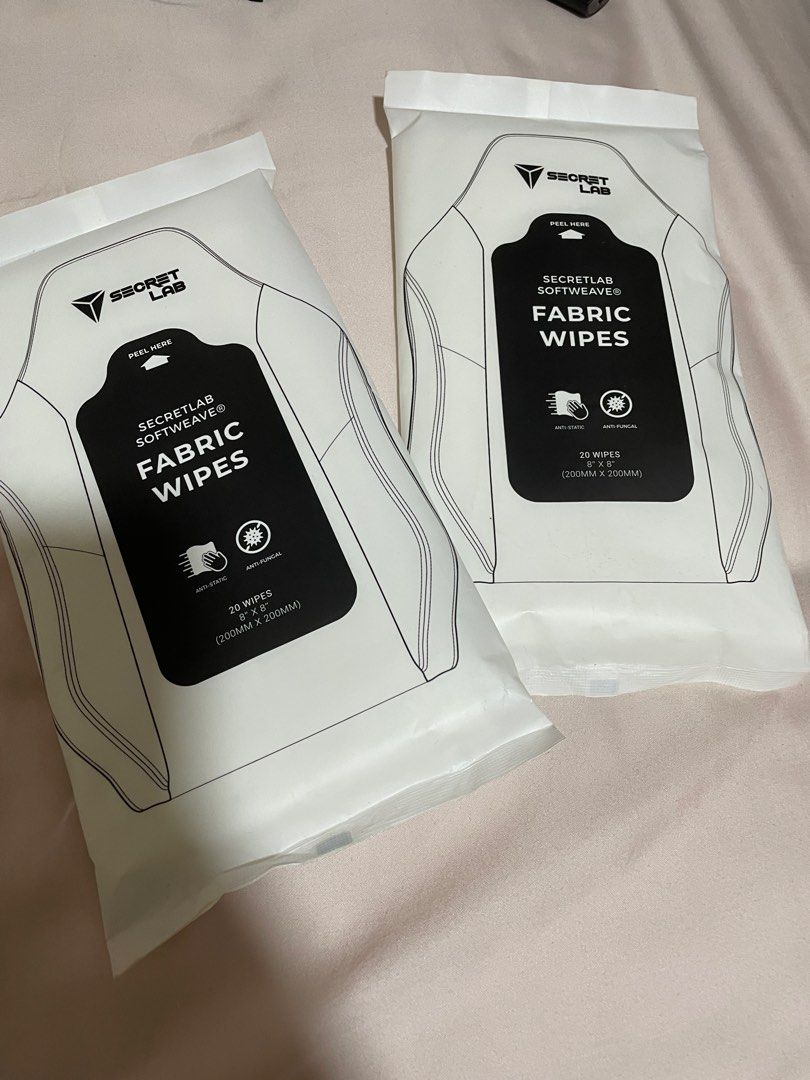 Secret Lab Fabric Wipes, Furniture & Home Living, Cleaning & Homecare ...