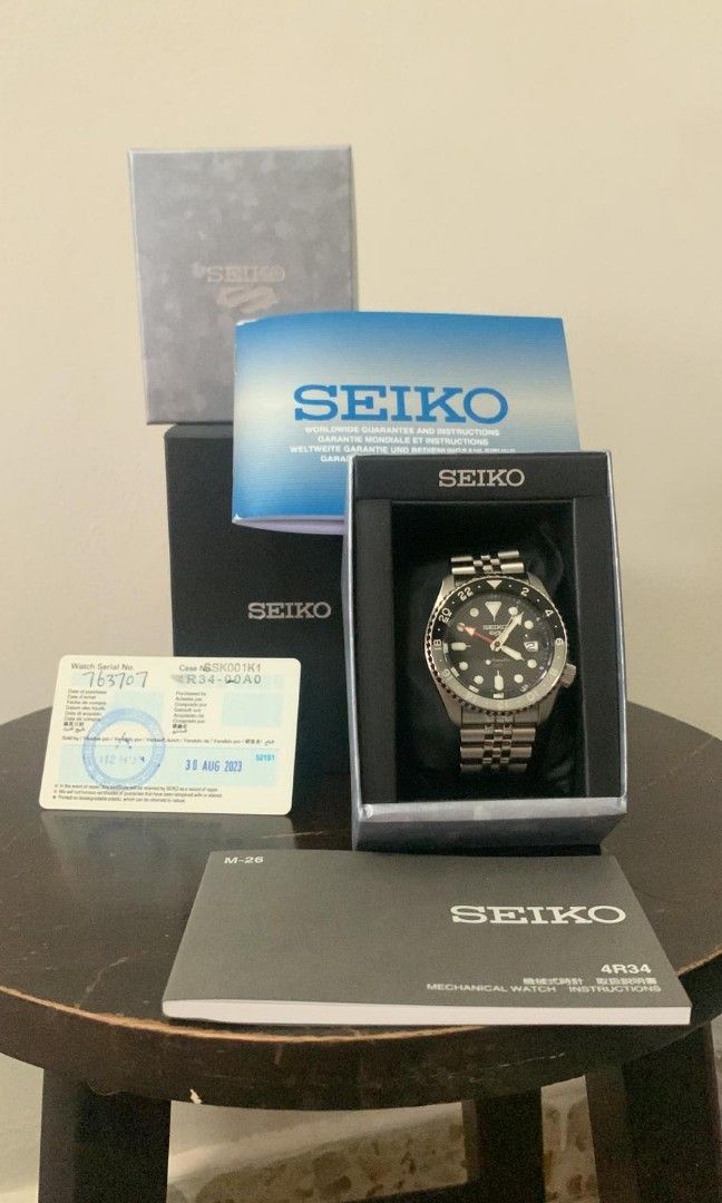 Seiko 5 GMT Sport, Men's Fashion, Watches & Accessories, Watches on ...