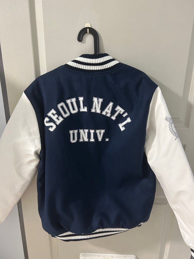 Seoul National University Varsity Jacket, Women's Fashion, Coats ...