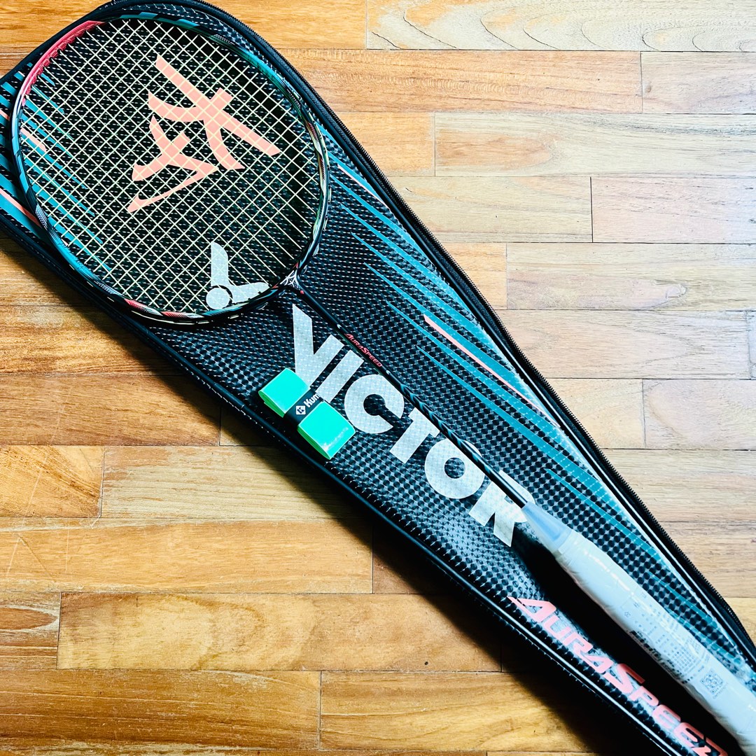 [Bundle] Brand New Victor Auraspeed Hang 夯 C (ARS-夯-C) 4U G5 Badminton ...