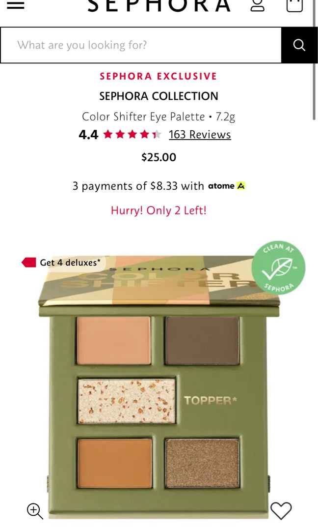 Sephora Collection - Color Shifter Eye Palette (Khaki Illusion), Beauty ...