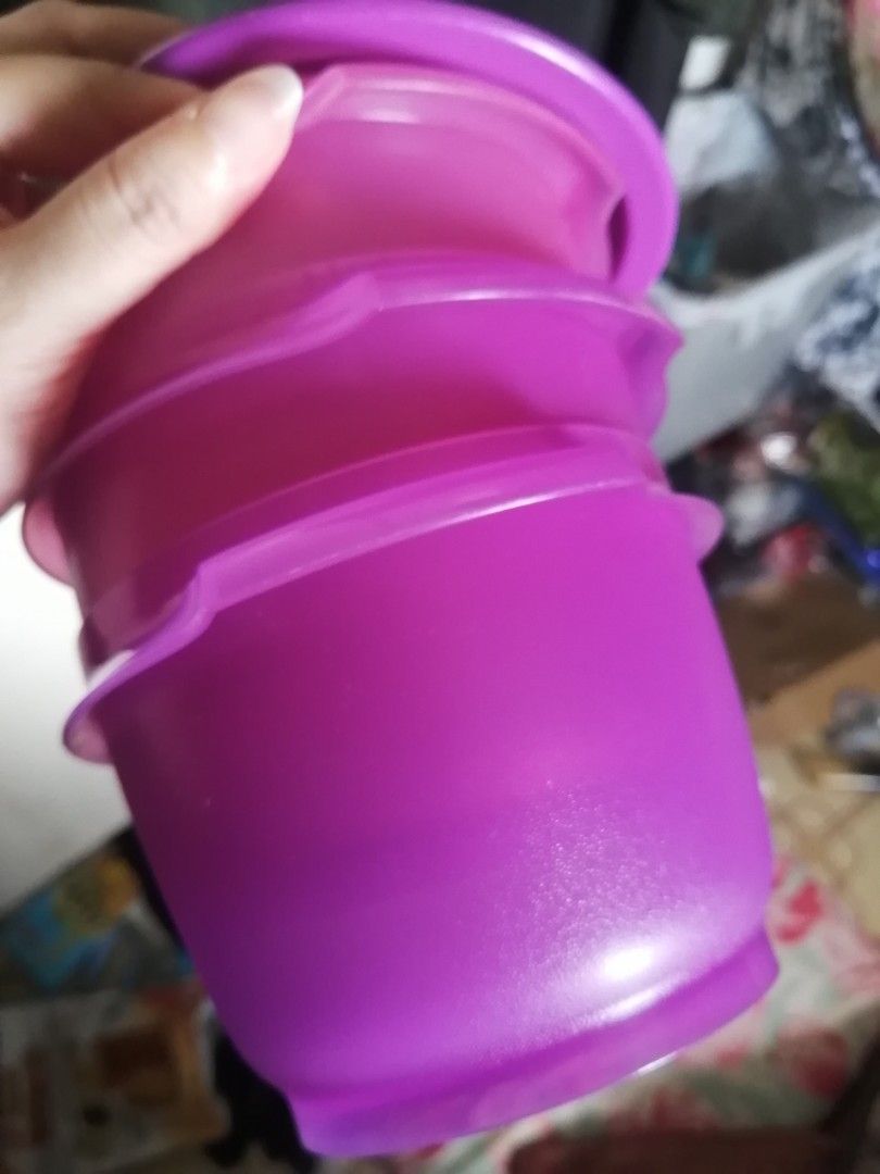 Set of 3 round Tupperware Containers, Furniture & Home Living ...
