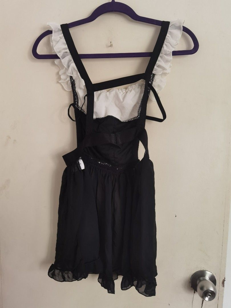 Sexy maid lingerie costume, Women's Fashion, Undergarments & Loungewear ...