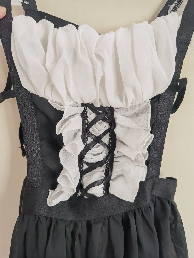 Sexy maid lingerie costume, Women's Fashion, Undergarments & Loungewear ...