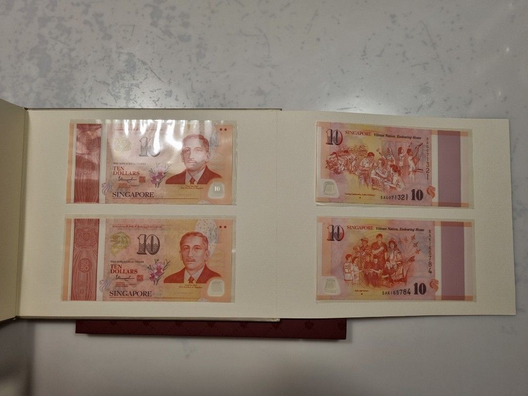 SG50 Commemorative Notes with Folder, Hobbies & Toys, Memorabilia ...