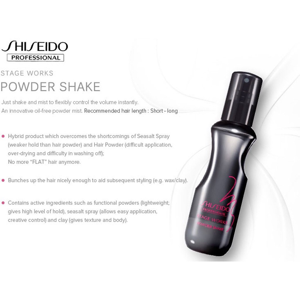Shiseido power shake for volume, Beauty & Personal Care, Hair on Carousell
