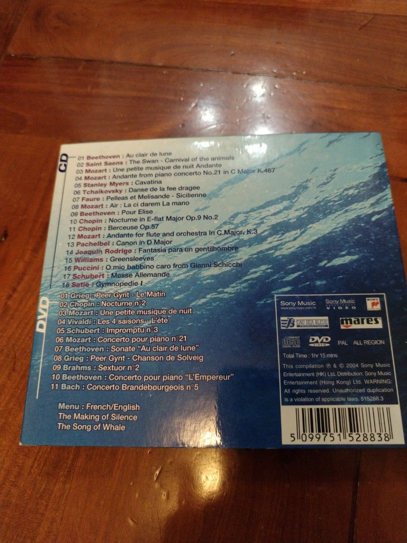 SILENCE BLUE OCEAN CD+DVD, 興趣及遊戲, 音樂、樂器 & 配件, 音樂與媒體 - CD 及 DVD - Carousell