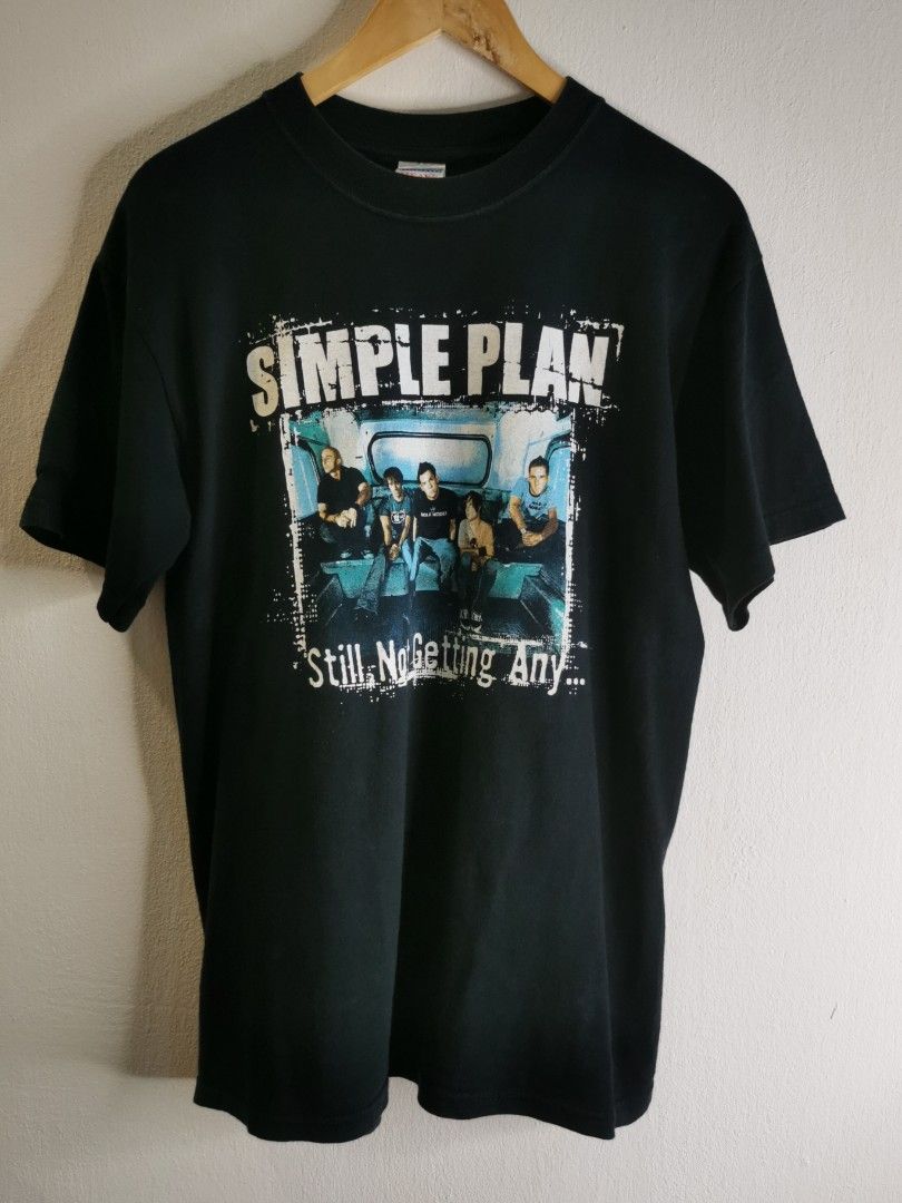 Simple plan Line up Y2k tshirt, Men's Fashion, Activewear on Carousell