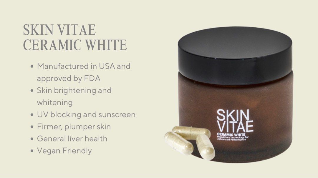 Skin Vitae Ceramic White, Health & Nutrition, Health Supplements ...