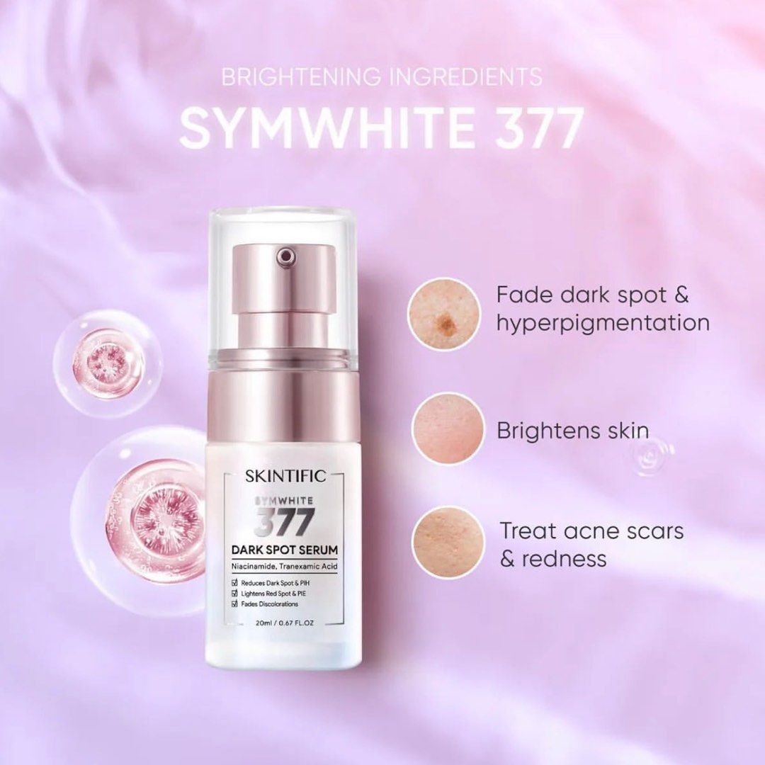 SKINTIFIC SymWhite 377 Dark Spot Eraser Serum 20ml, Beauty & Personal ...