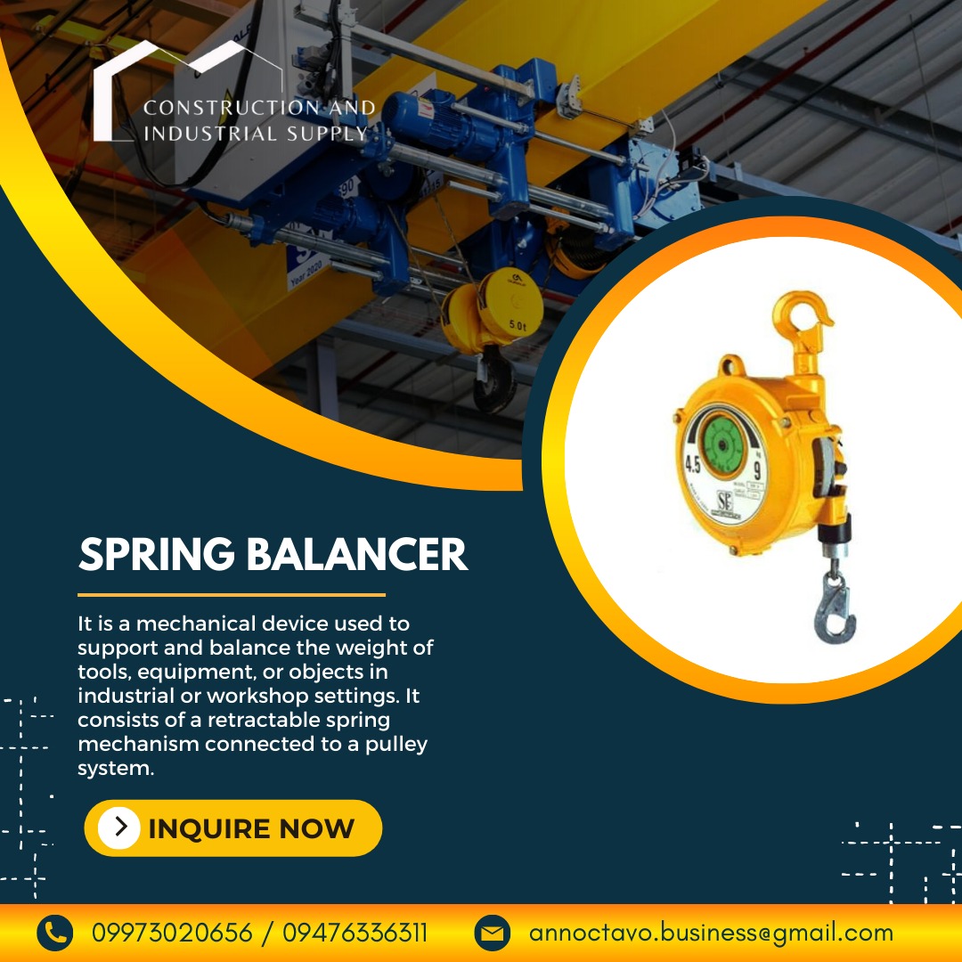 Spring Balancer | Tool Balancing | Industrial Lifting | Load Assistance ...