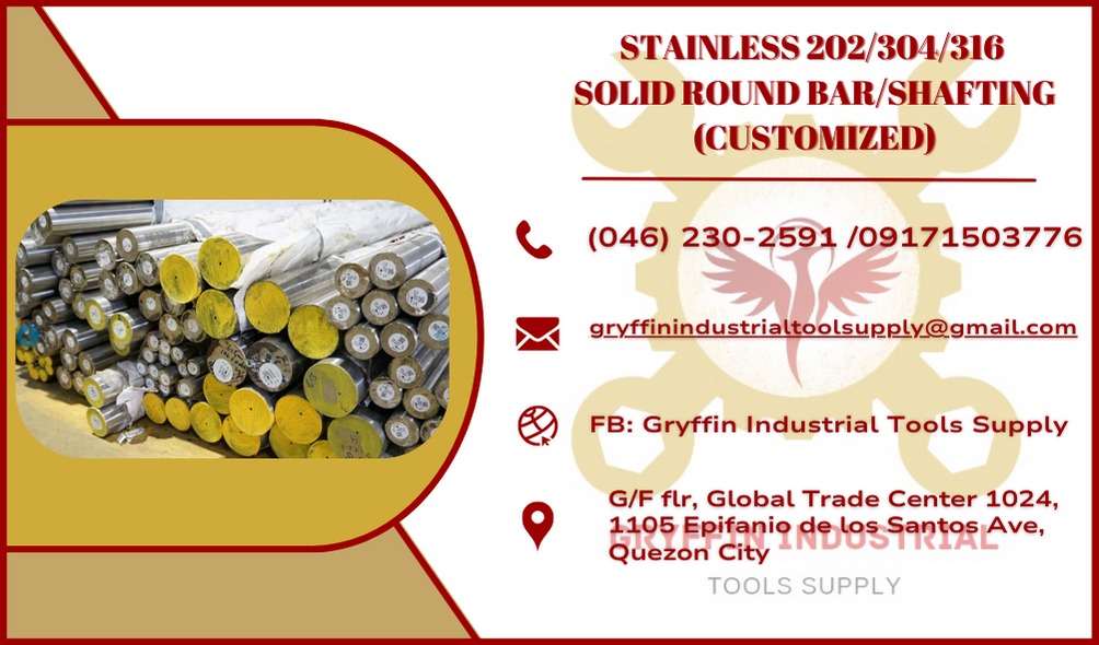 STAINLESS SOLID ROUND BAR/SHAFTING, Commercial & Industrial, Industrial ...