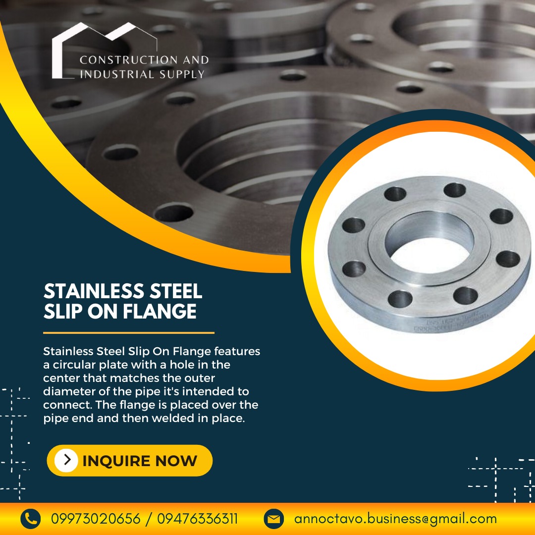 Stainless Steel Slip On Flange | Pipe Connection | Piping System ...
