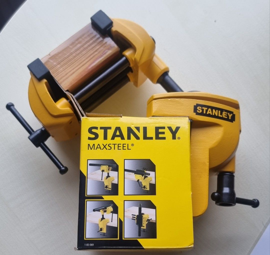 Stanley Maxsteel Multi-Angle Vice, Furniture & Home Living, Home ...