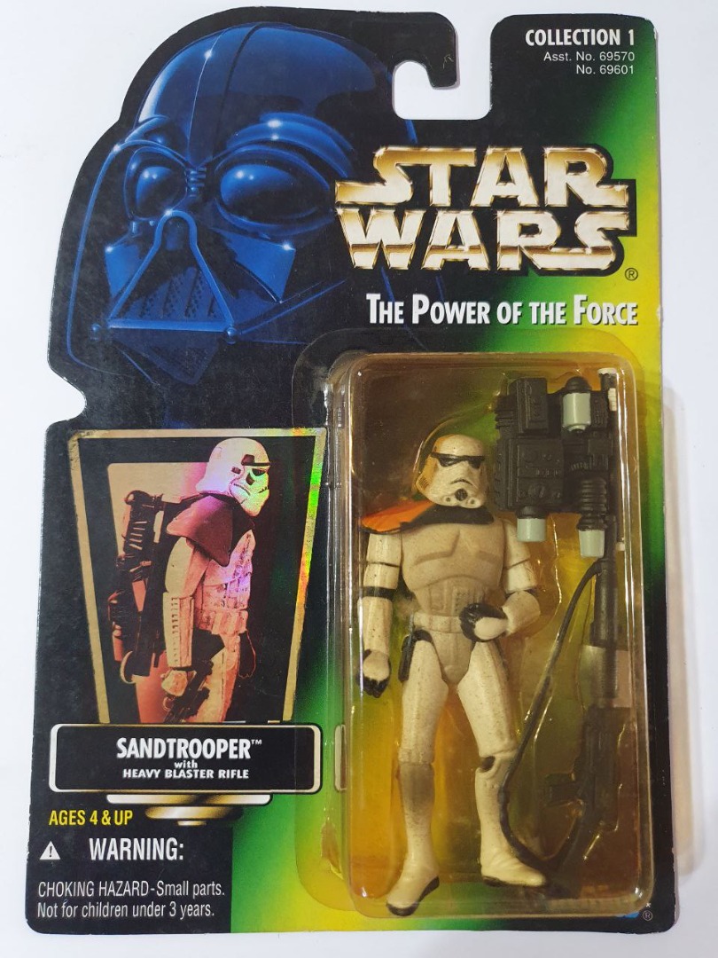 Star Wars, Sandtrooper with heavy blaster rifle, the power of the force ...