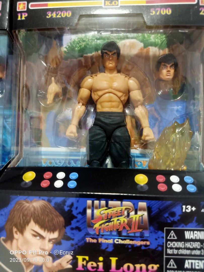 STREET FIGHTERS RYU & FEI LONG for SALE, Hobbies & Toys, Toys & Games ...