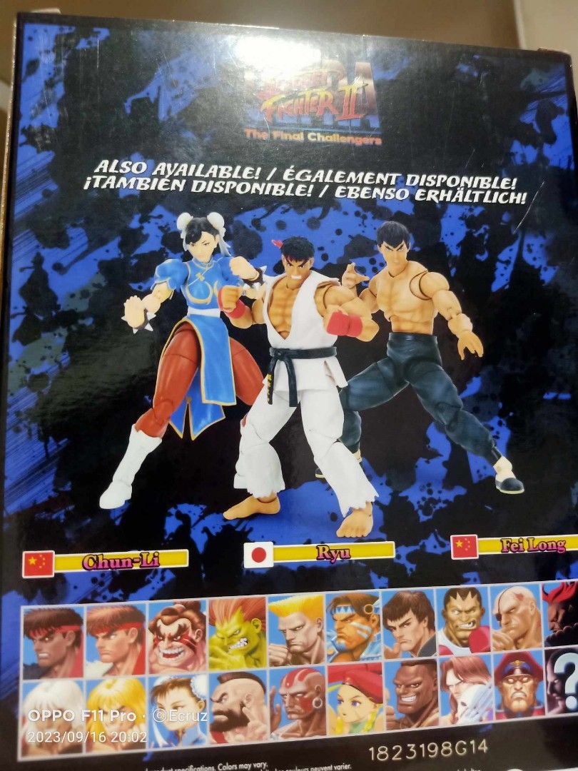 STREET FIGHTERS RYU & FEI LONG for SALE, Hobbies & Toys, Toys & Games ...