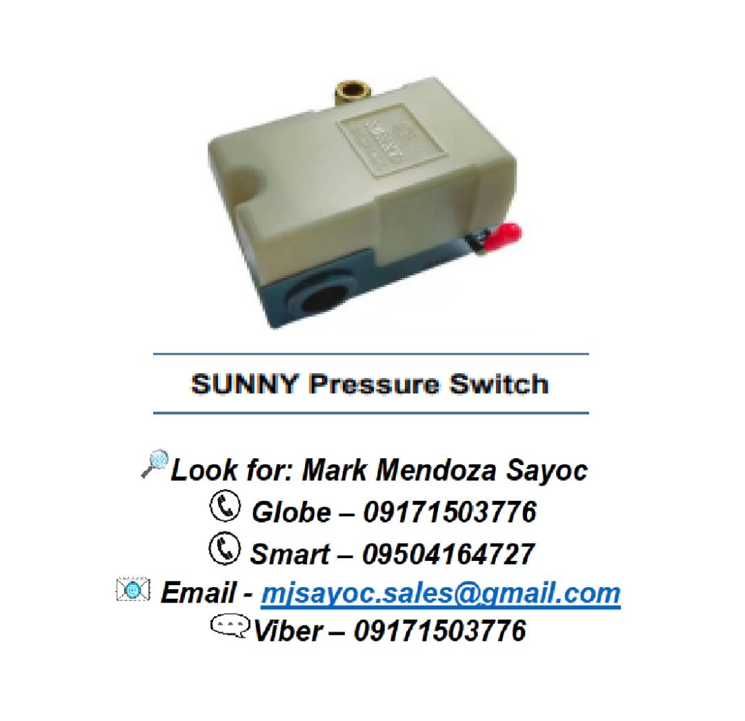 SUNNY Pressure Switch, Commercial & Industrial, Construction Tools ...