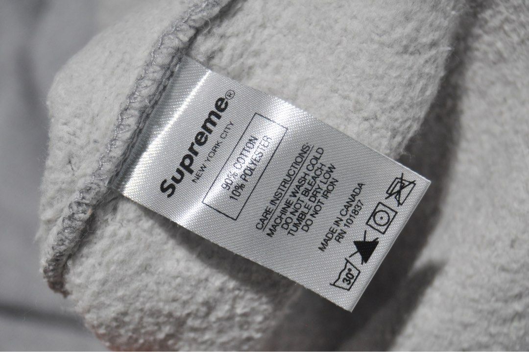 Supreme - S/S 19 - Tag Logo Hooded Sweatshirt, Men's Fashion, Coats ...