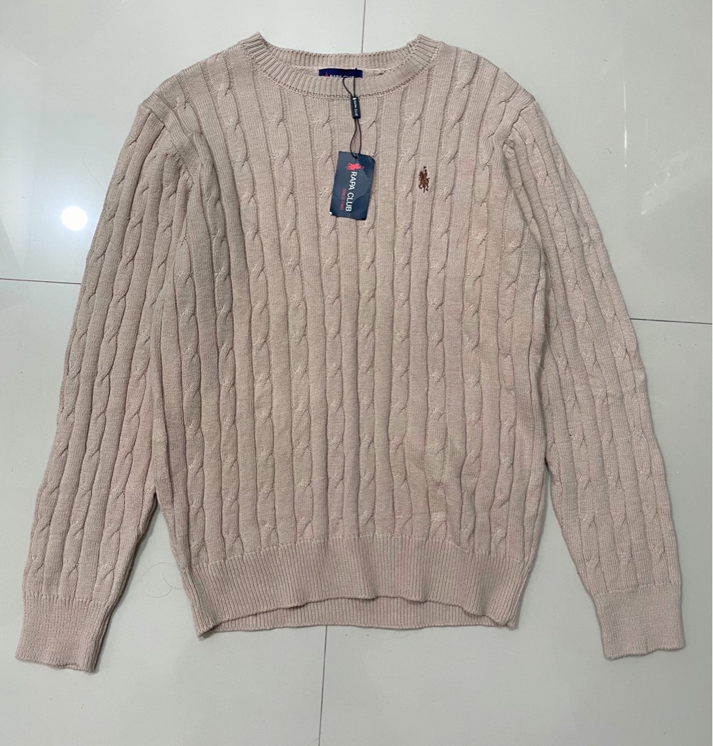 Sweater cable RAPA CLUB, Barang Yang Dicari di Carousell