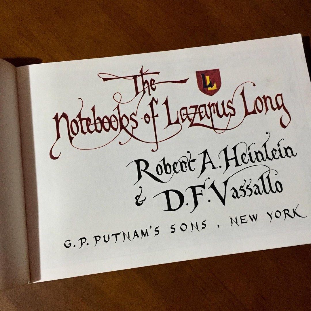 The Notebooks of Lazarus Long by Robert A. Heinlein & D. F. Vassallo ...