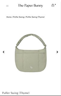 Paper bunny puffer mini swing, Women's Fashion, Bags & Wallets ...