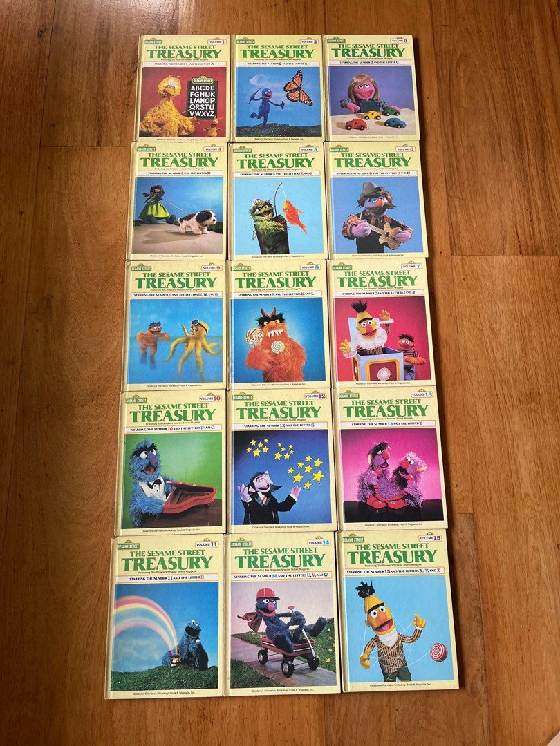The Sesame Street Treasury Books, Complete Set - 15 Volumes, Hobbies ...