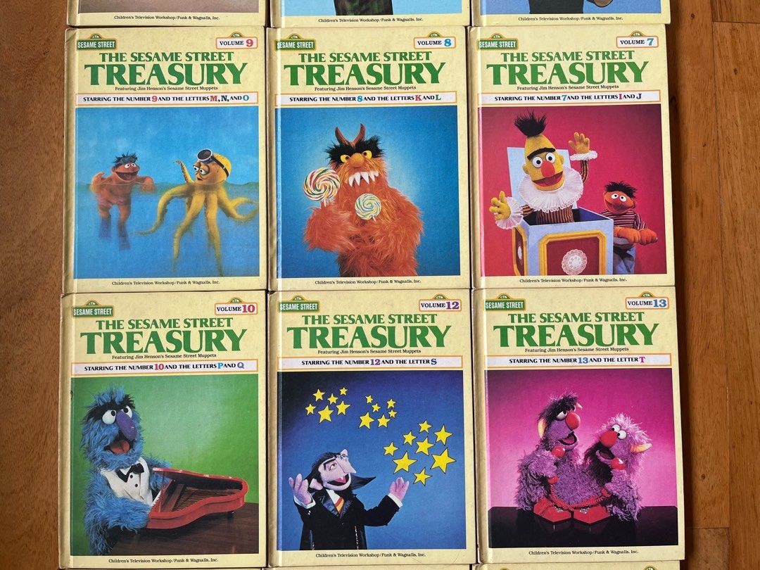 The Sesame Street Treasury Books, Complete Set - 15 Volumes, Hobbies ...