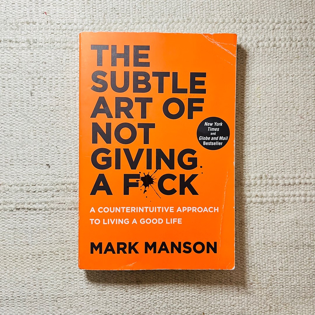 The Subtle Art of Not Giving a F*ck by Mark Manson, Hobbies & Toys ...