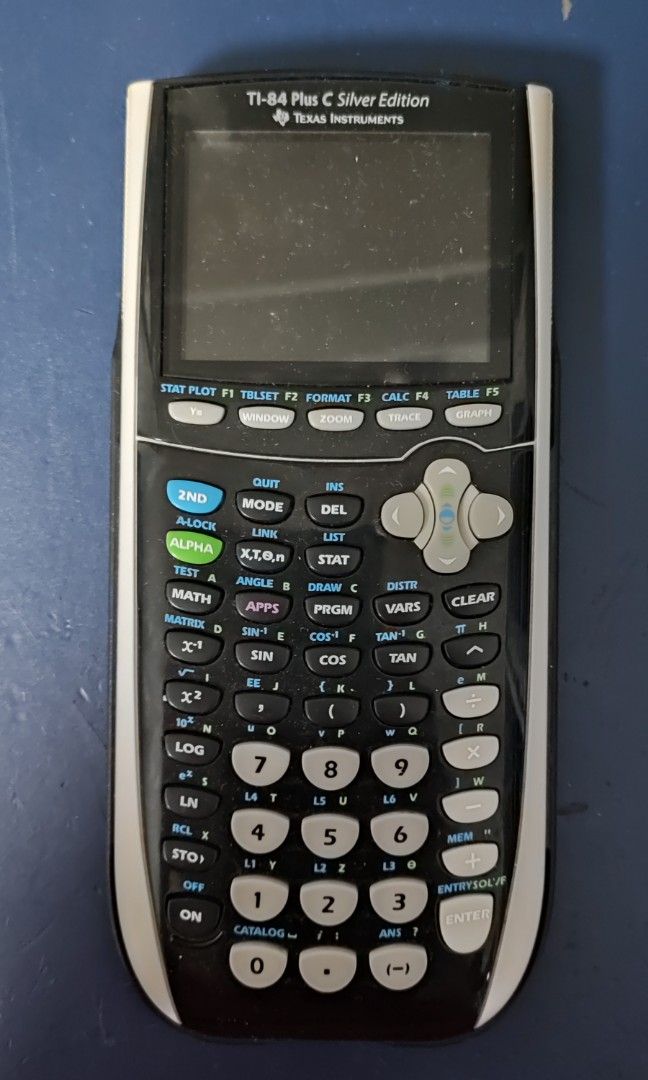 TI-84 Plus C Silver Edition Graphic Calculator, Hobbies & Toys ...