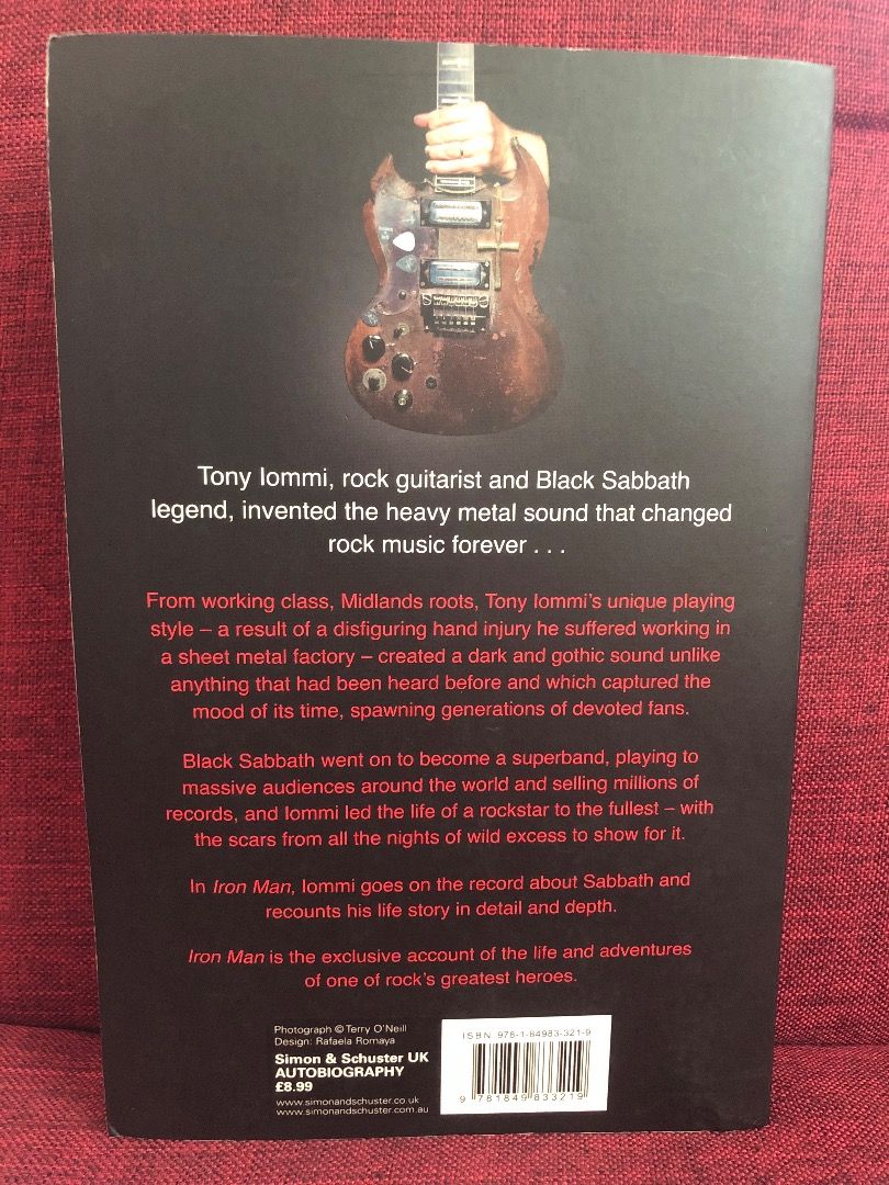 Tony Iommi - Iron Man (RARE), Hobbies & Toys, Books & Magazines ...