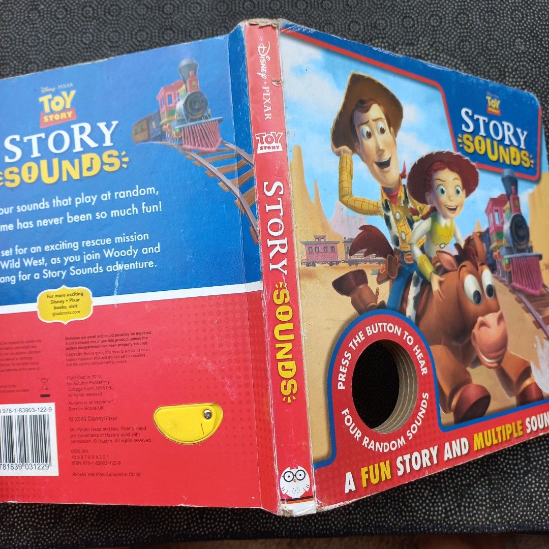 Toy Story Sounds Board Book, Hobbies & Toys, Books & Magazines ...
