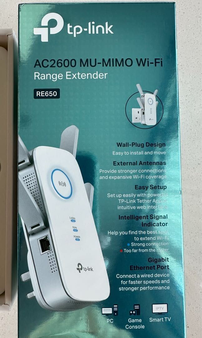 TP-Link AC2600 MU-MIMO Wifi Range Extender, Computers & Tech, Parts ...