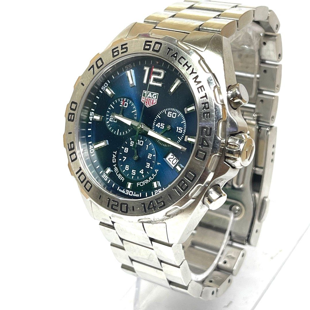 TP-TAG HEUER Formula 1 Quartz Blue Dial Men Watch 43mm, Men's Fashion ...