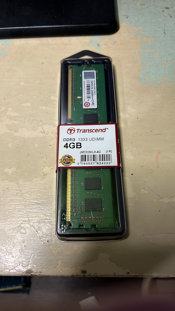 TRANSCEND 4GB DDR3 1333HZ DESKTOP RAM, Computers & Tech, Parts & Accessories, Computer Parts on ...