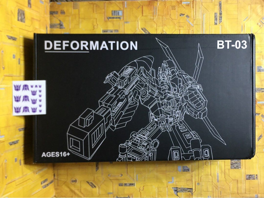 Transformers BT Toys - BT-03 BT03 Bruticus Onslaught Brawl Blast Off Swindle Vortex 5-in-1 ...