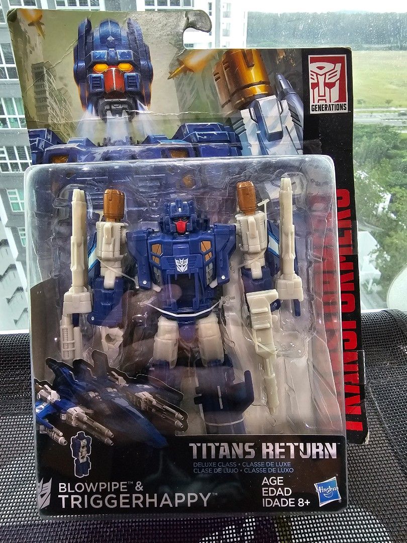 Transformers Titans Return Headmaster Blowpipe & Triggerhappy sealed ...
