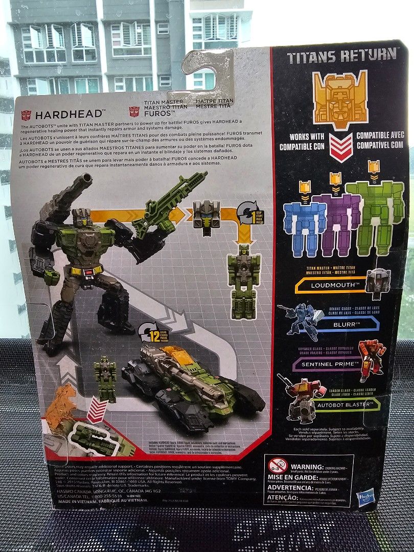 Transformers Titans Return Headmaster Furos & Hardhead sealed, Hobbies ...