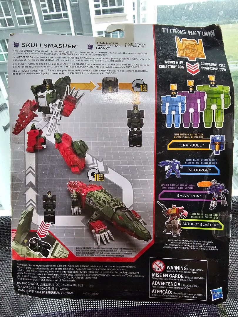 Transformers Titans Return Headmaster Grax & Skullsmasher sealed ...