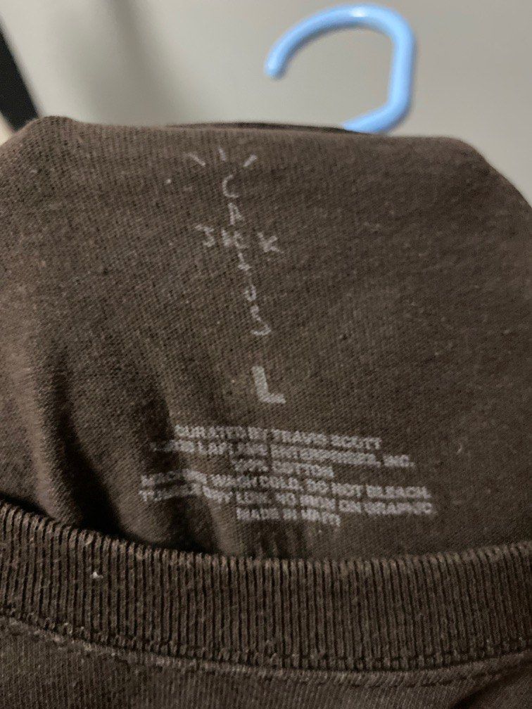 Travis Scott x Macdonald tee SESAME III Brown, Men's Fashion, Tops ...