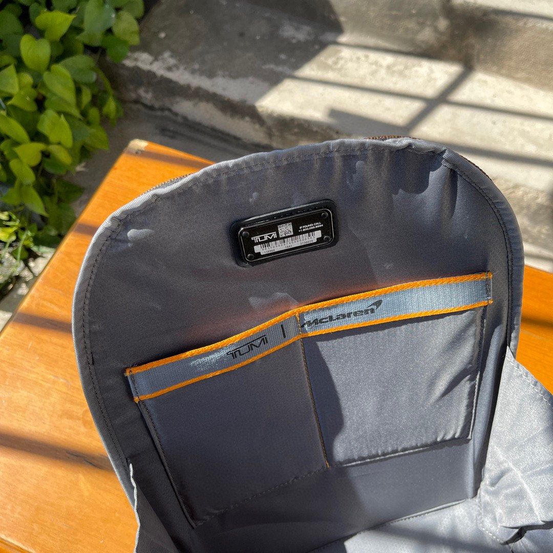 Tumi Mclaren Velocity Backpack, Men's Fashion, Bags, Backpacks on Carousell