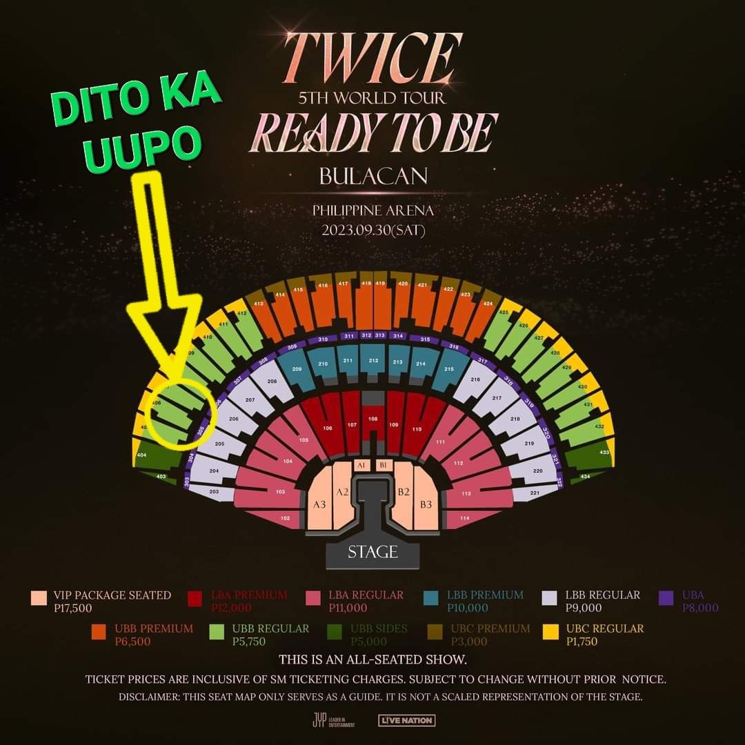 Twice Day 1 Philippine Concert (2 adjacent seats), Tickets & Vouchers ...