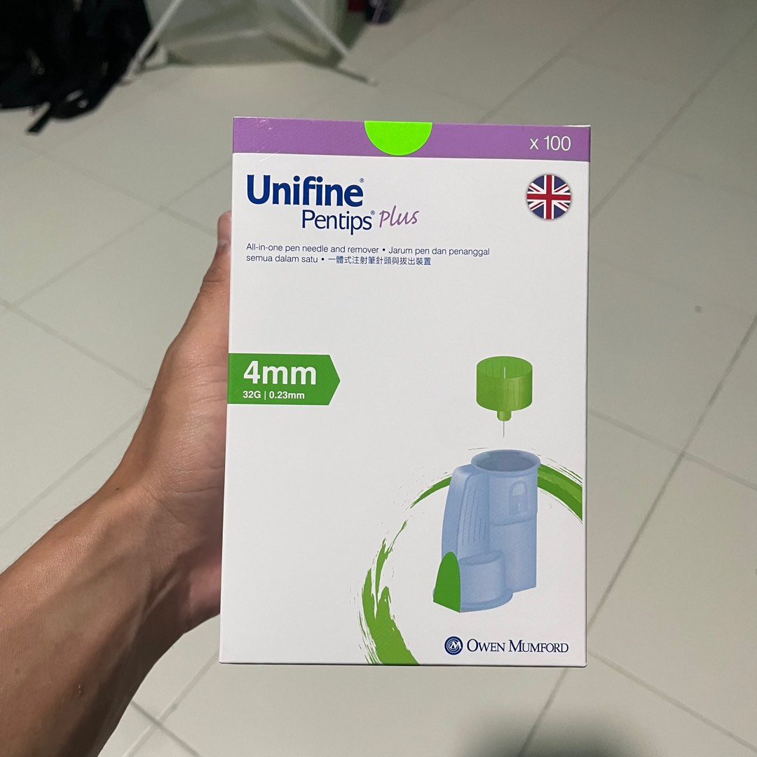 Unifine Pentips Plus For Insulin, Health & Nutrition, Medical Supplies ...