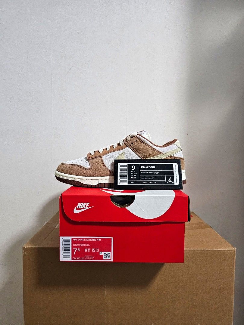 US7.5M Dunk Low Medium Curry, Men's Fashion, Footwear, Sneakers on Carousell