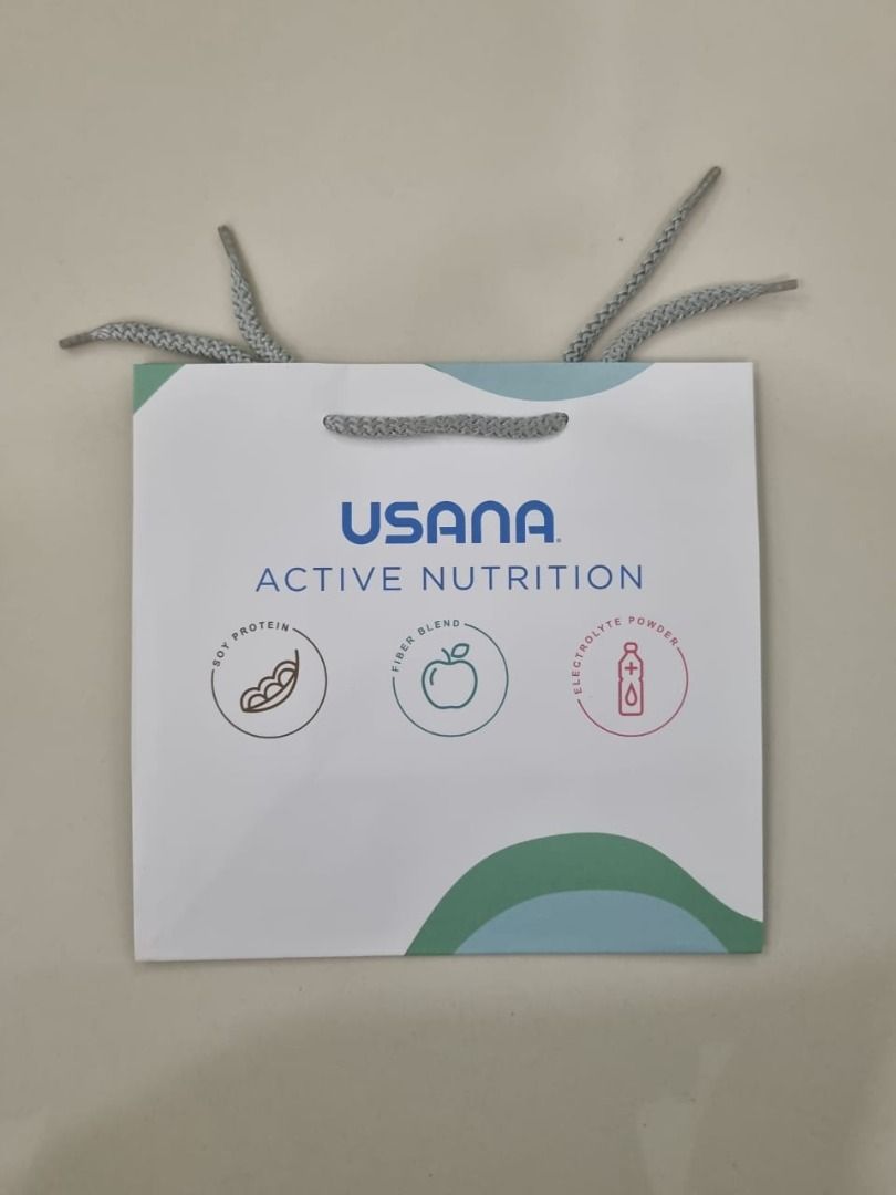 USANA Eco-Friendly Paper Shopping Bag, Women's Fashion, Bags & Wallets ...