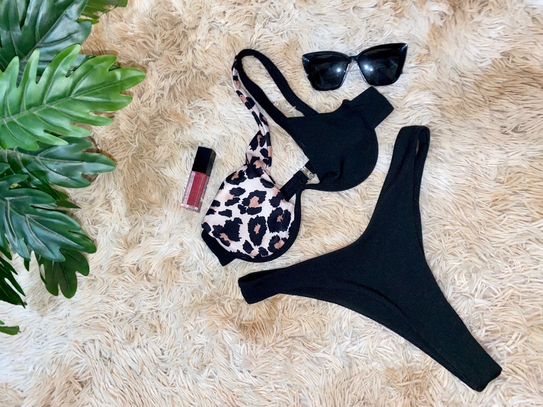 Used once (black), Women's Fashion, Swimwear, Bikinis & Swimsuits on ...