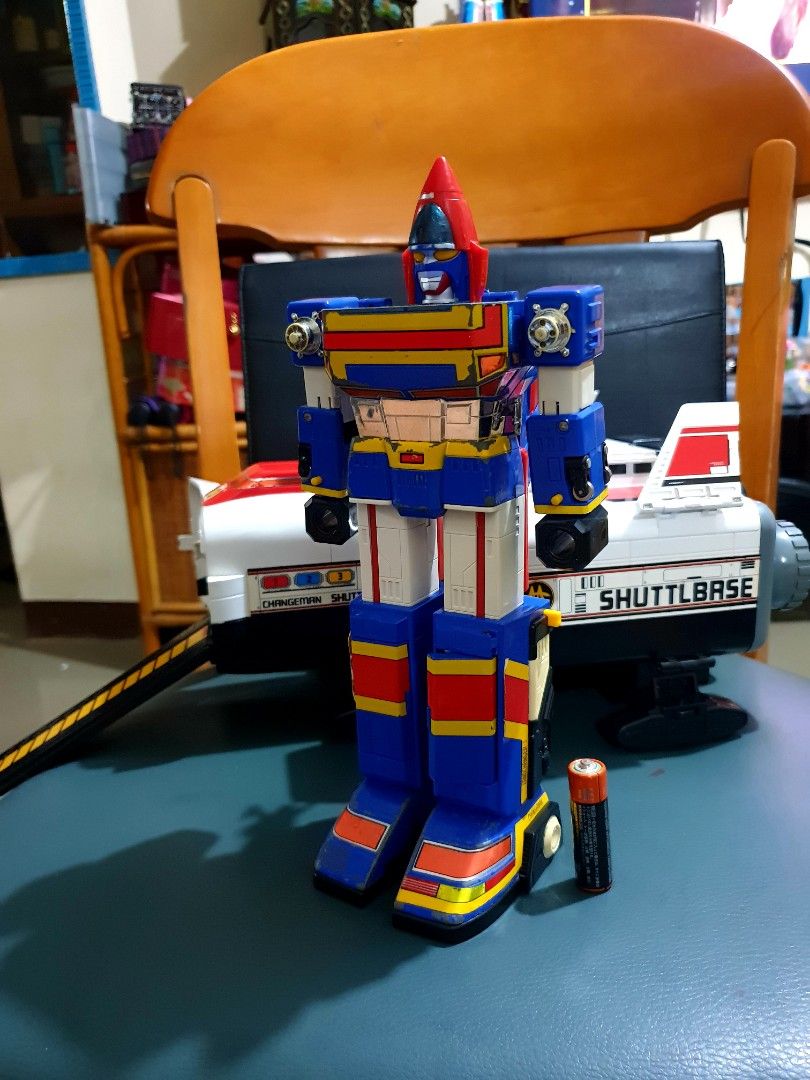 Vintage 1985 Bandai Change Robo Dengeki Sentai Changeman, Hobbies ...