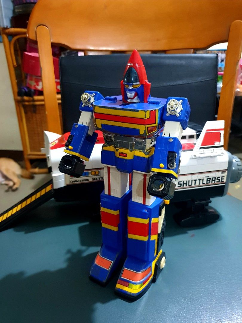 Vintage 1985 Bandai Change Robo Dengeki Sentai Changeman, Hobbies ...